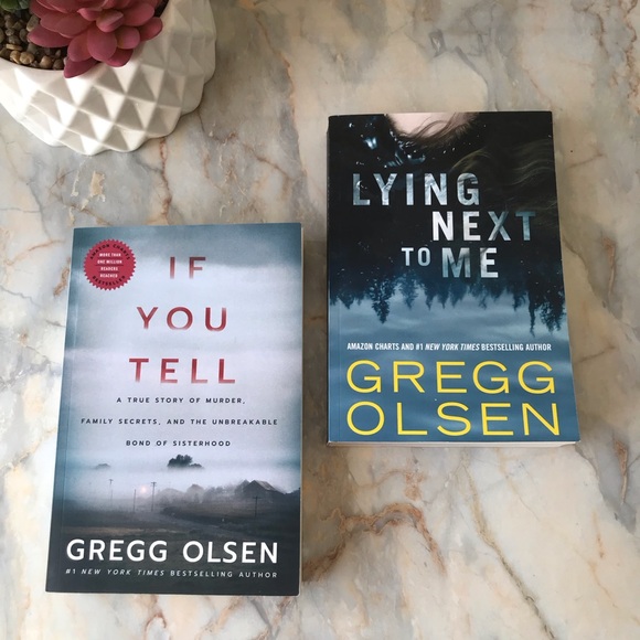 Other | Gregg Olsen Book Set If You Tell Lying Next To Me | Poshmark